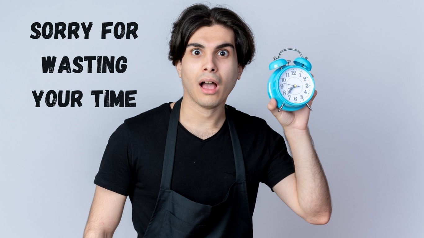 25 More Ways To Express "Sorry For Wasting Your Time" (With Examples)